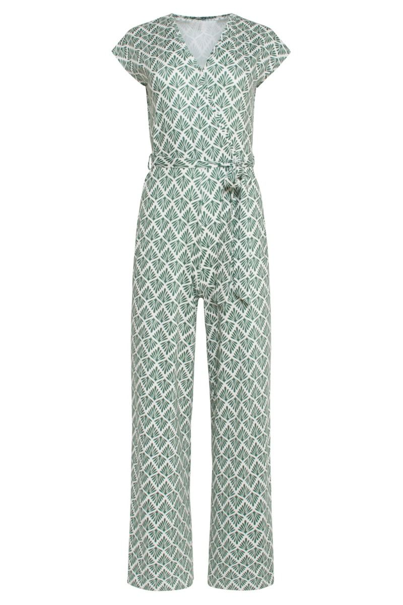 "Koop Nu Groene Smashed Lemon Dames Jumpsuit - Polyester Jumpsuit ...